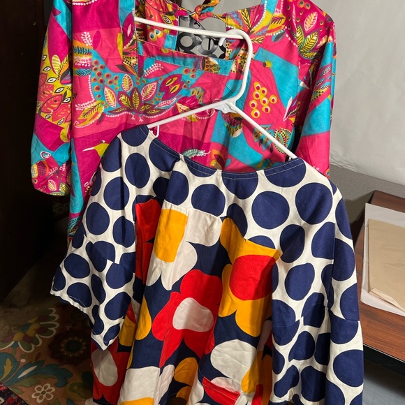 Neiman Marcus | Tops | Vintage Neiman Marcus Smock Top Pink Jungle Both ...